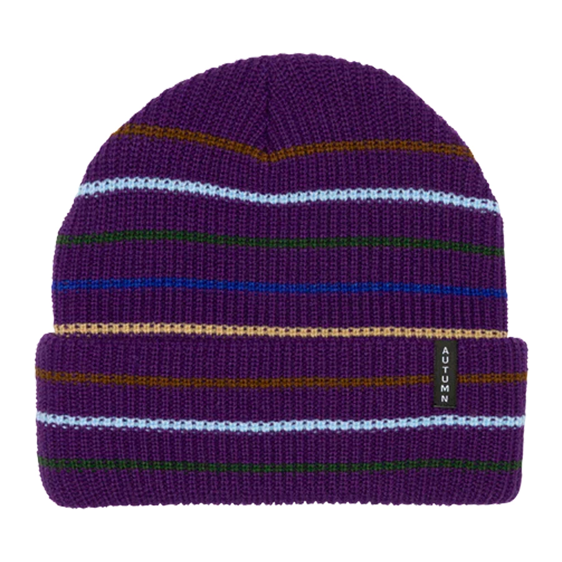 Autumn Multi Stripe Beanie | Snowboard Beanies Australia