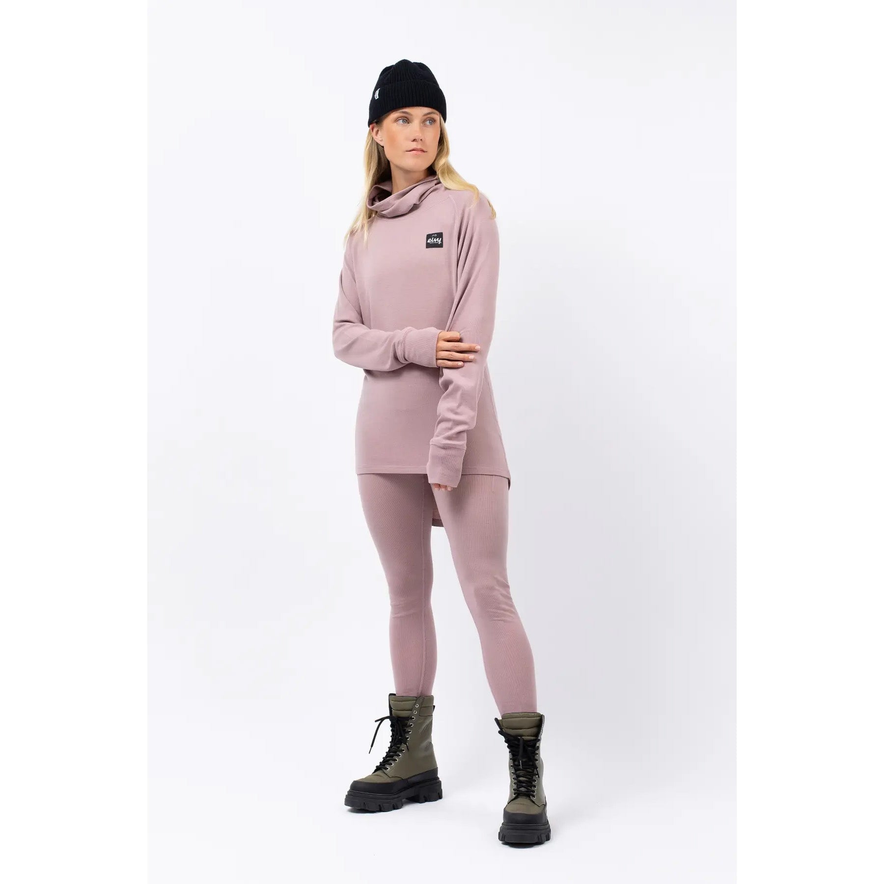 Eivy Icecold Wool Gaiter Rib Top | Womens Snow Thermals Australia