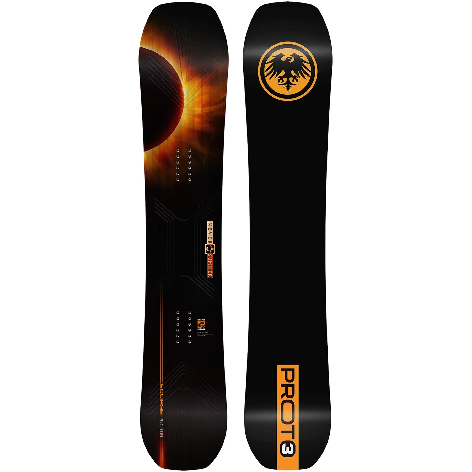 Never Summer Men's Proto T3 Eclipse 2026 | Men's Snowboards Australia