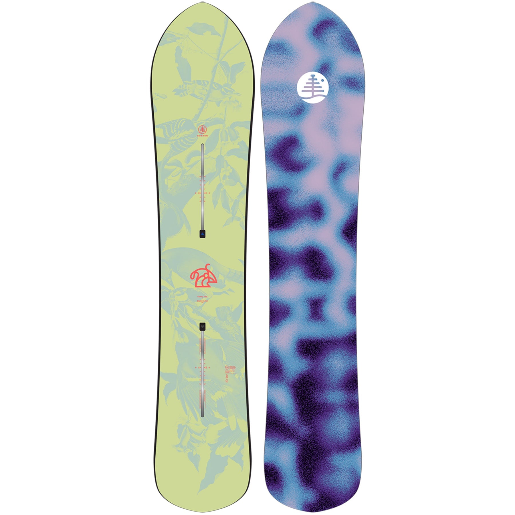 Burton Family Tree Sketch Artist 2026 | Unisex Snowboards Australia