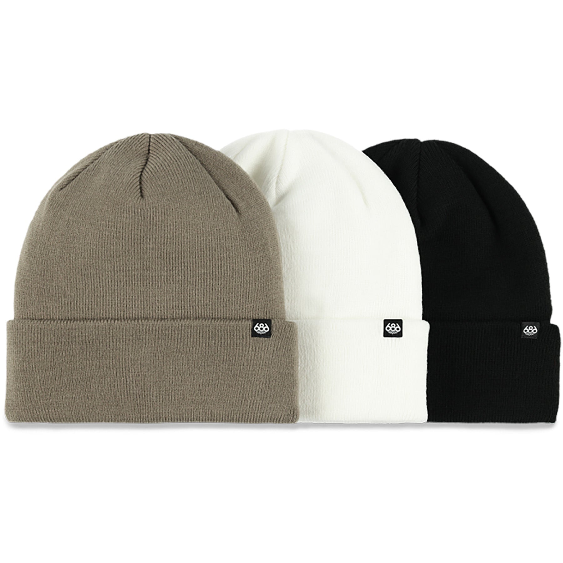 686 Standard Roll Up Beanie 3-Pack | Snowboard Beanies Australia