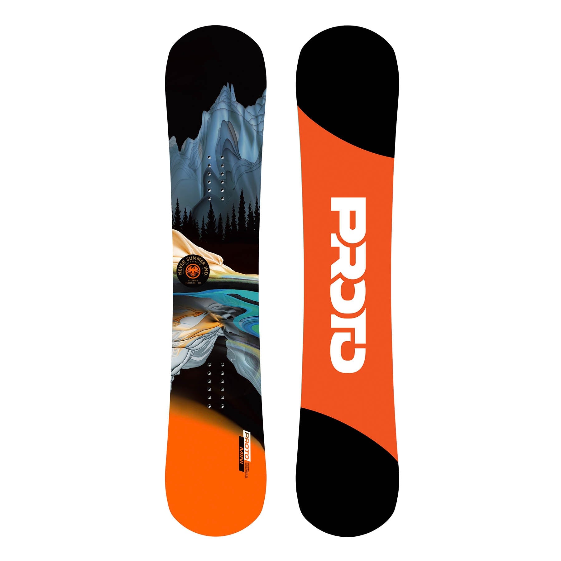 Never Summer Mini Proto Synthesis 2024 | Kids Snowboards Australia